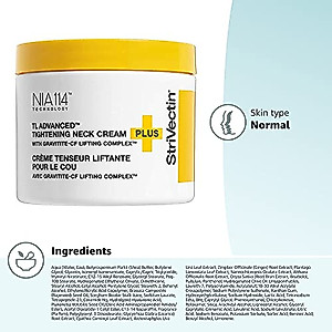 StriVectin Tighten & Lift Advanced Neck Cream PLUS, Anti-Aging Firming & Brightening Complex, 3.4 Fl Oz (Pack of 1)