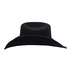 Mens+Wool+Cowboy+Hat+Silverado+Black+Shapeable+Western+Hats+by+Silver+Canyon