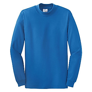 PORT AND COMPANY Mock Turtleneck (PC61M) Royal Blue, 4XL