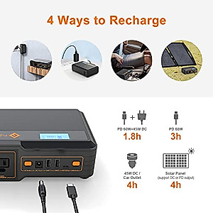 NOVOO Power Bank with AC Outlet, Power Station 100W PD 40000mAh High Capacity Portable Battery Pack for Laptop, Drone, CPAP, Camera, MacBook Pro, Dell XPS, Surface, iPhone, Samsung, iPad and More