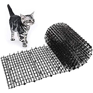 OCEANPAX Scat Cat Mat with Spikes Prickle Strips Digging Stopper Pest Repellent Spike Deterrent Mat, 78 inchx11 inch and 13FT