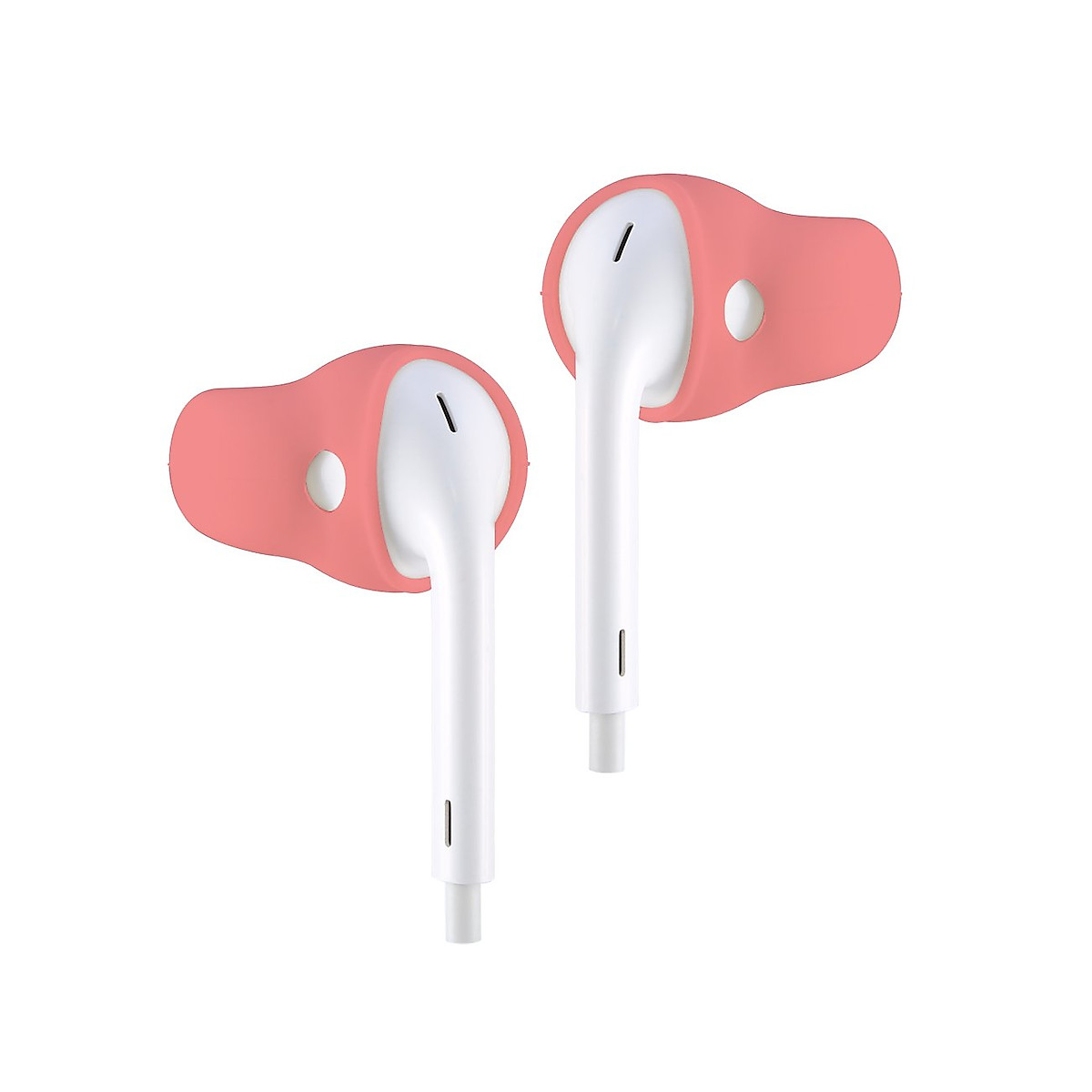 ACOUS Design Purest Earbuds Covers Anti-Slip Sport Covers Compatible with Apple EarPods and AirPods (Pale Red)