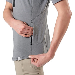 5.11 Tactical Women's Willow Henley Training Top, Wicking, Mechanical Stretch Fabric, Black, XS, Style 31146