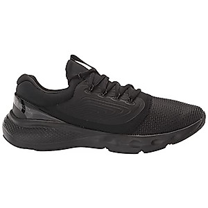 Under Armour Men's Charged Vantage 2 Road Running Shoe, Black (002)/Black, 9
