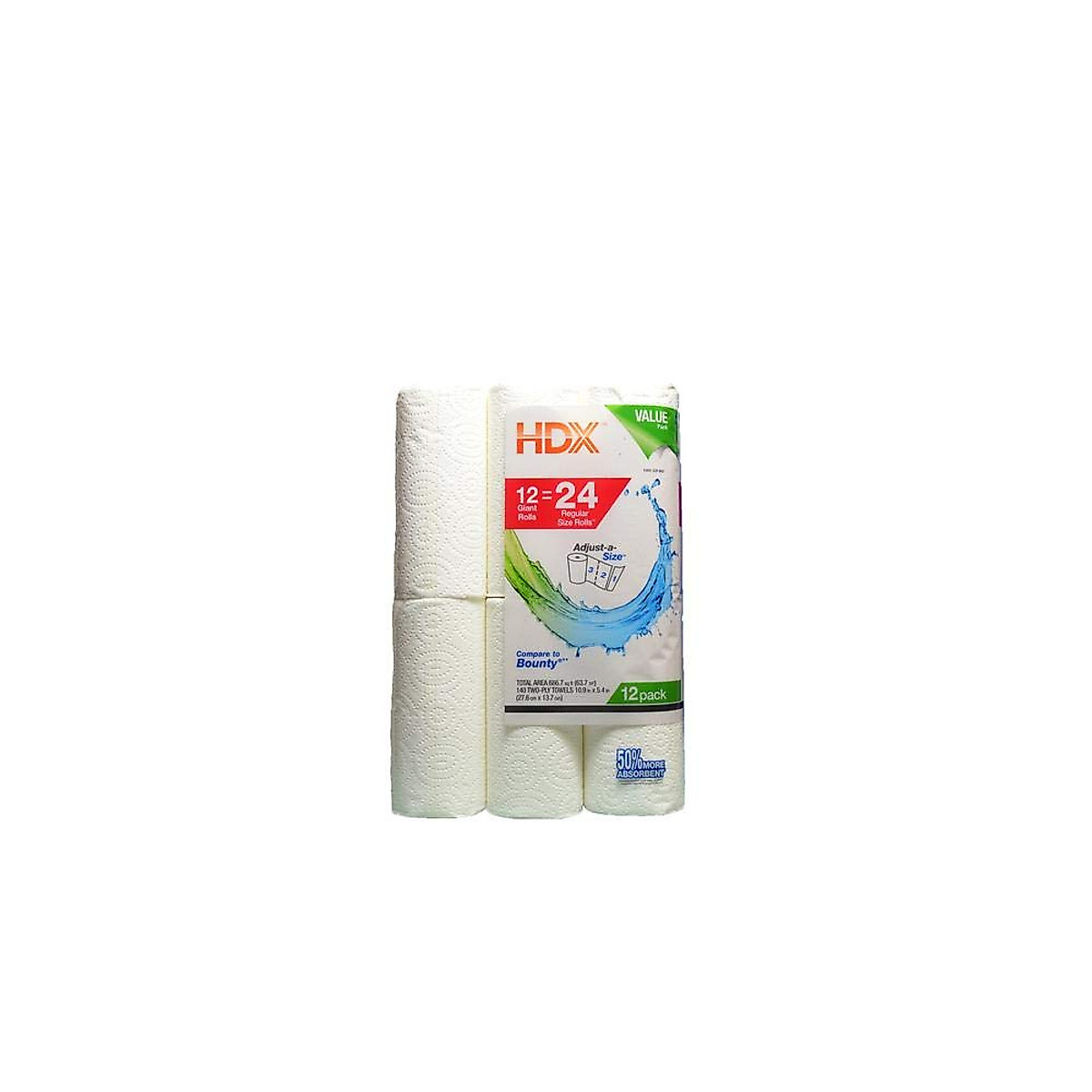 HDX Paper Towels (12-Roll)