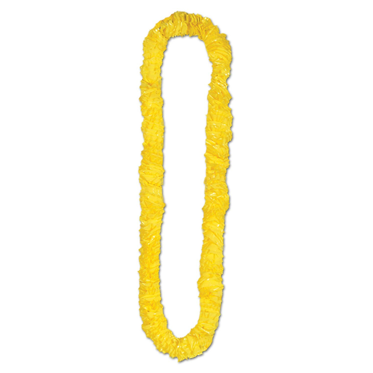 Beistle Soft Twist Poly Leis, Yellow