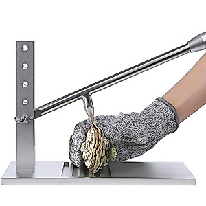 Hoomuda Upgrade Oyster Shucker - Premium Oyster Opener Tool Make Shucking Oysters a Breeze