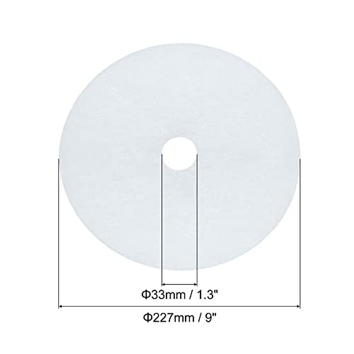 MECCANIXITY Universal Cloth Dryer Exhaust Filter, Cotton 227x33mm White for Clothes Dryer Filter Replacement Pack of 10