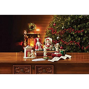 Department 56 Snowbabies Christmas Memories Santa's Reindeer Rest and Relaxation Figurine, 5.35 Inch, Multicolor