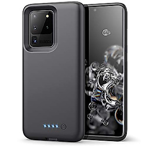 Battery Case for Galaxy S20 Ultra 8500mAh, Portable Charging Case Protective Rechargeable Extended Battery Pack for Samsung Galaxy S20U 5G (6.9 inch) Charger Case -Black