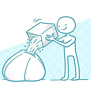 Yogibo Bean Bag Refill Beads - 18 Inch Cubic Box, 3 Pounds