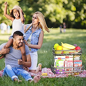 OKZEST 2 Tier Fruit Basket, Vegetable Fruit Basket Bowl for Kitchen Countertop, Metal Fruit Storage Stand Holder Organizer for Bread Snack Potato Onion Produce