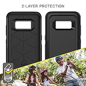 Otterbox Commuter Series for Samsung Galaxy s8 - Retail Packaging - Black