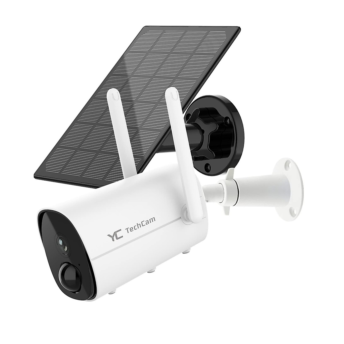 Solar Security Cameras Wireless Outdoor for Home Security, Battery Powered 2.4G WiFi Camera, 1080P HD Night Vision Camera with Solar Panel, PIR Motion Detection, IP65 Waterproof, 2-Way Talk, SD/Cloud