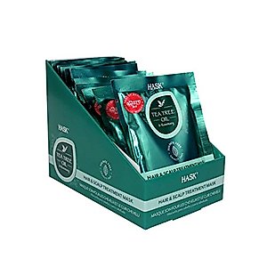 HASK TEA TREE Revitalizing Deep Conditioner Treatments for all hair types, color safe, gluten free, sulfate free, paraben free - Pack of 12
