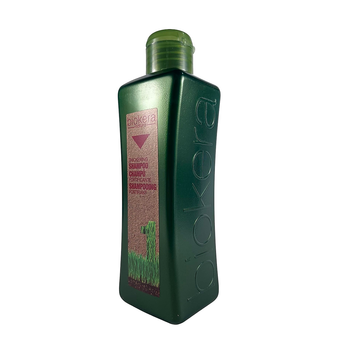 Salerm - Fortifying Shampoo - Biokera Natura Fortifying Shampoo - 300 ml - with Ginseng and Ginkgo Biloba - Nourishes the Scalp - Strengthens Weakened Hair - Refreshing Effect