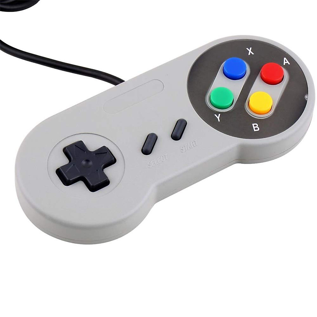 2 Packs Replacement Controller Gamepad for SNES, Game Controller Compatible with Original Super Nintendo Game Entertainment System