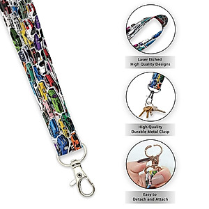 JDM Sports Cars Racing Drifting Japan Import Lanyard