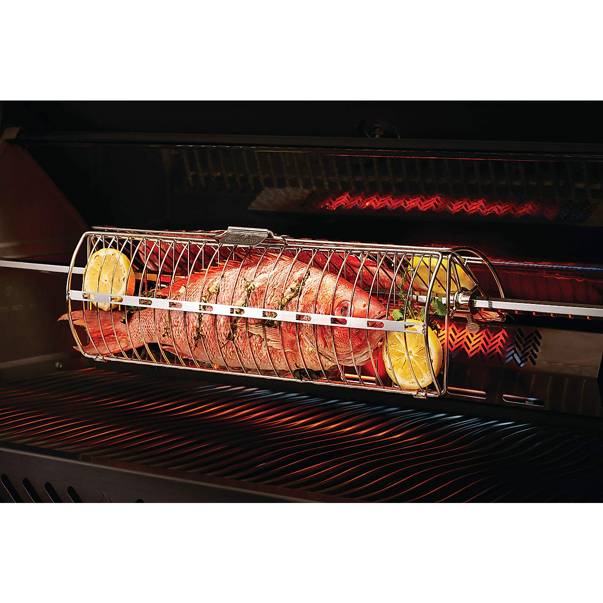 Napoleon 64005 Ultra Chef Flat Rotisserie Basket