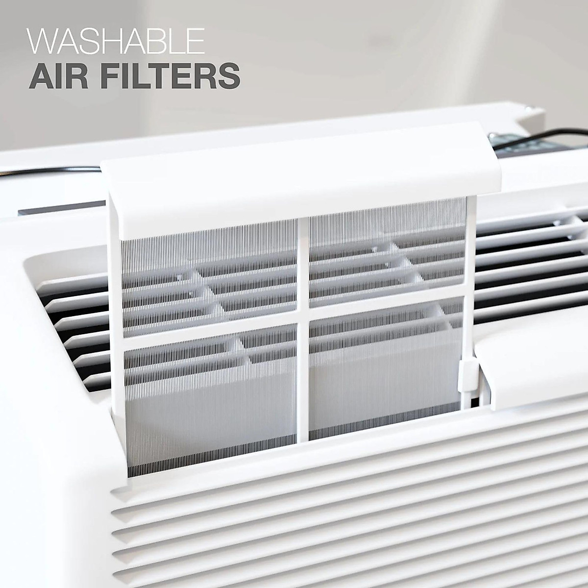 Cooper&Hunter 15,000 BTU PTAC Packaged Terminal A/C with Heat Pump (R32 Refrigerant) and 3.5 kW Electric Heater Including Wireless Smart Kit, Remote Controller, and a Power Cord