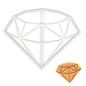 Diamond cookie cutter, 1 piece - Bakerlogy