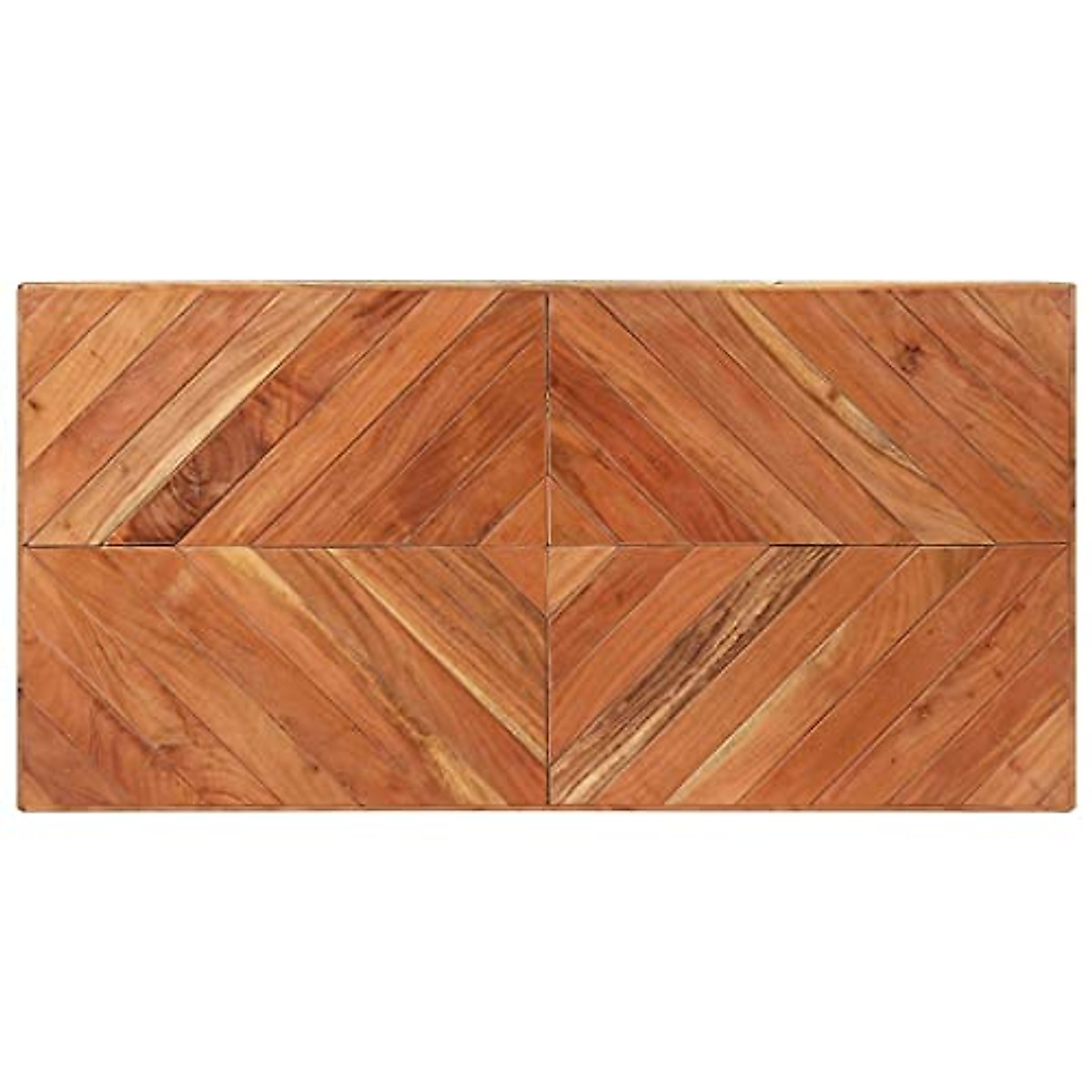 YPWRENH Rectangular Wooden End Table Dining Table 47.2"x23.6"x29.9" Solid Acacia and Mango Wood for Dining Room, Kitchen or Living Room