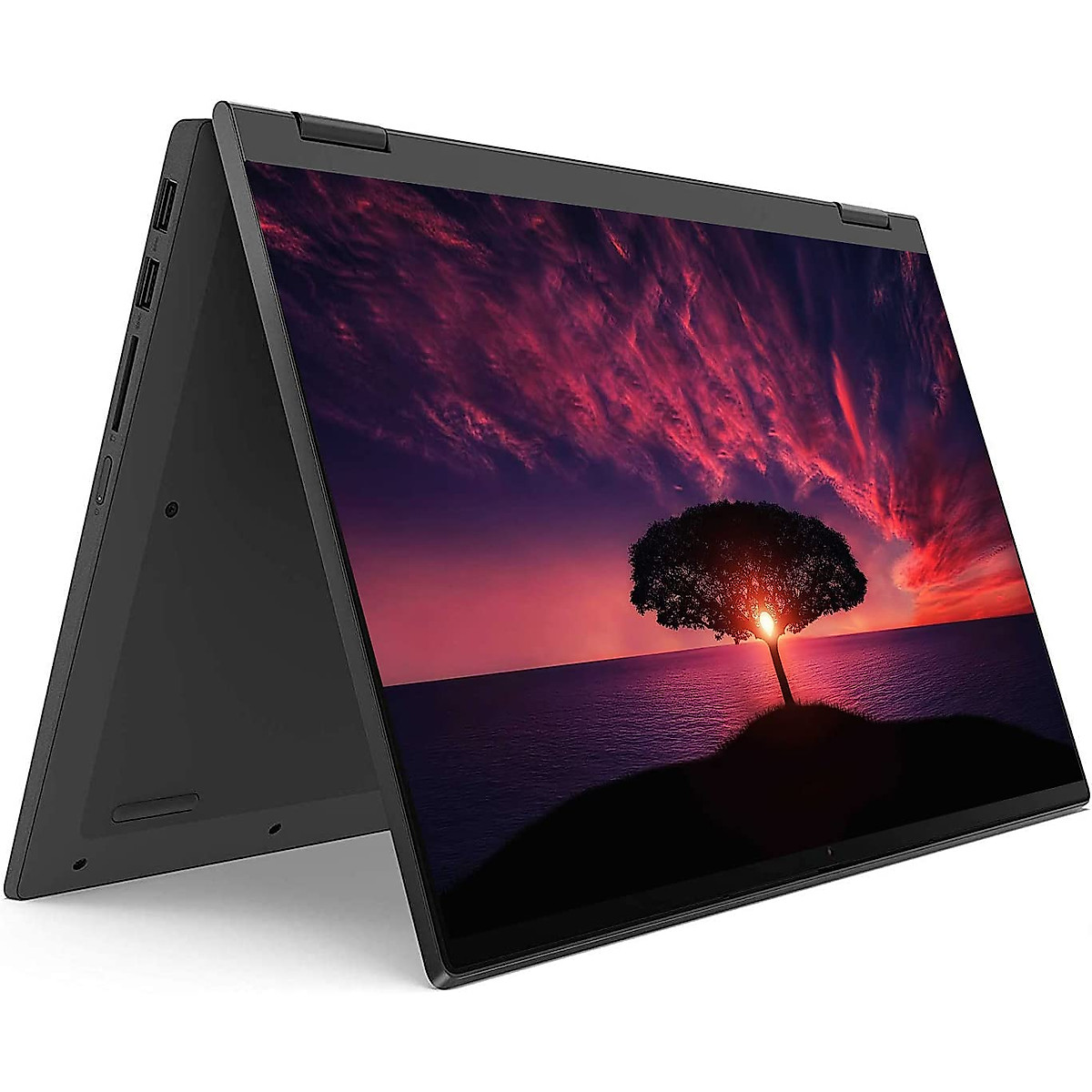 New Lenovo Flex 5 2-in-1 Convertible Business Laptop,14” FHD Touchscreen, AMD Ryzen 7 5700U, Windows 11 Pro,16GB RAM 512GB SSD,32GB Durlyfish USB Card