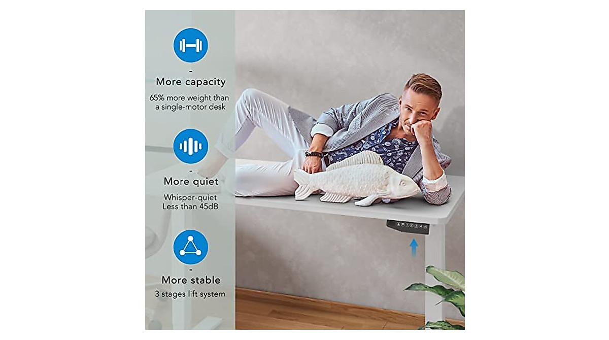 FLEXISPOT Electric Standing Desk - Height Adjustable Comfort