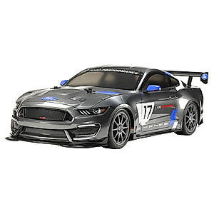 Tamiya 58664 1/10 RC Ford Mustang GT4 Race Car Kit, with TT-02 Chassis