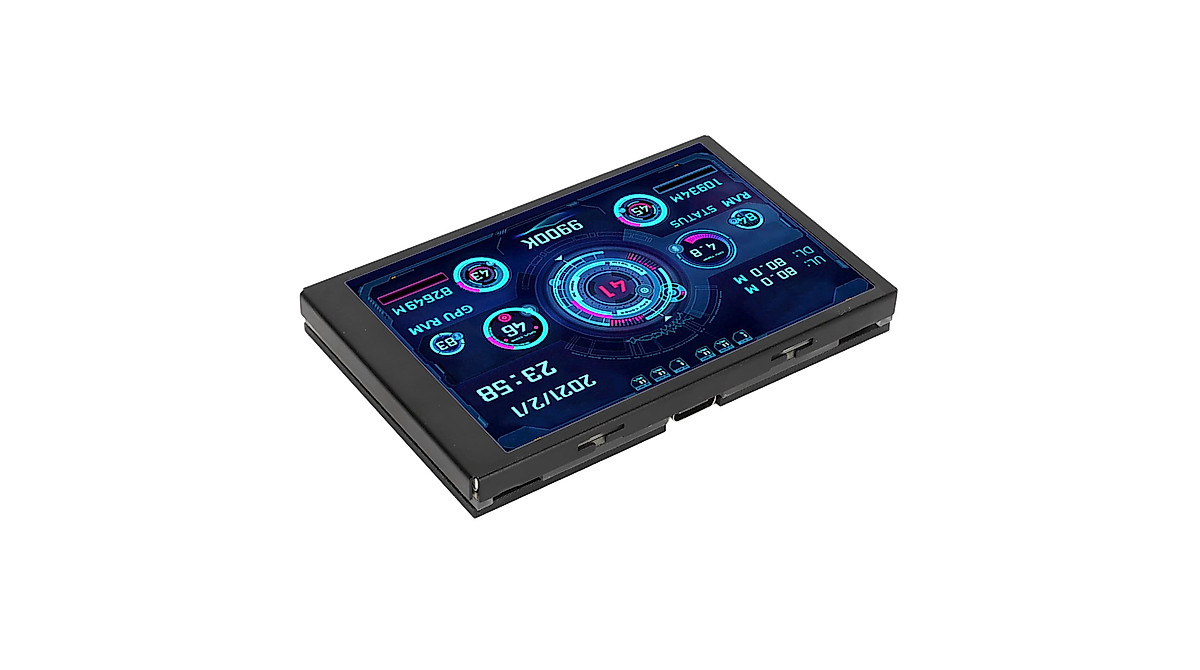 3.5 Inch PC Temperature Monitor - Real-Time Data Display
