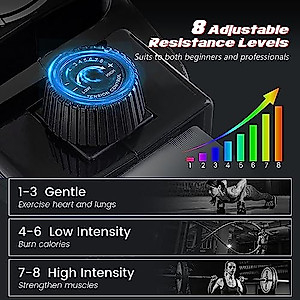 Goplus Folding Rowing Machine,Magnetic Rower with Adjustable Resistance and LCD Display, Exercise Cardio Fitness Equipment for Home Use