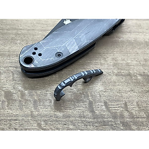 Metonboss Tumbled Zirconium Gear BACKSPACER for Spyderco PARA 3