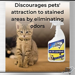 Eliminates Urine Odors – Controls Cat, Dog, Pet & Human Smells from Carpet, Furniture, Mattresses, Grout and Pet Bedding & Concrete. Biodegradable Enzymes 32 Oz. Spray