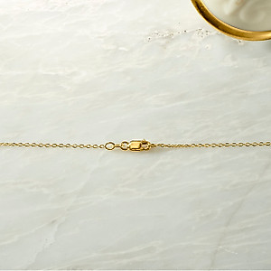 Ross-Simons Italian 1mm 18kt Yellow Gold Cable-Chain Necklace. 20 inches