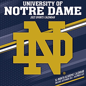 Notre Dame Fighting Irish 2023 12x12 Team Wall Calendar