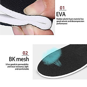 Arch Support Foot Insoles Orthotic Insole High Arch Foot Support Soft Functional Insoles, Insert For Severe Flat Feet Cotton Moisturizing Socks (L, L)