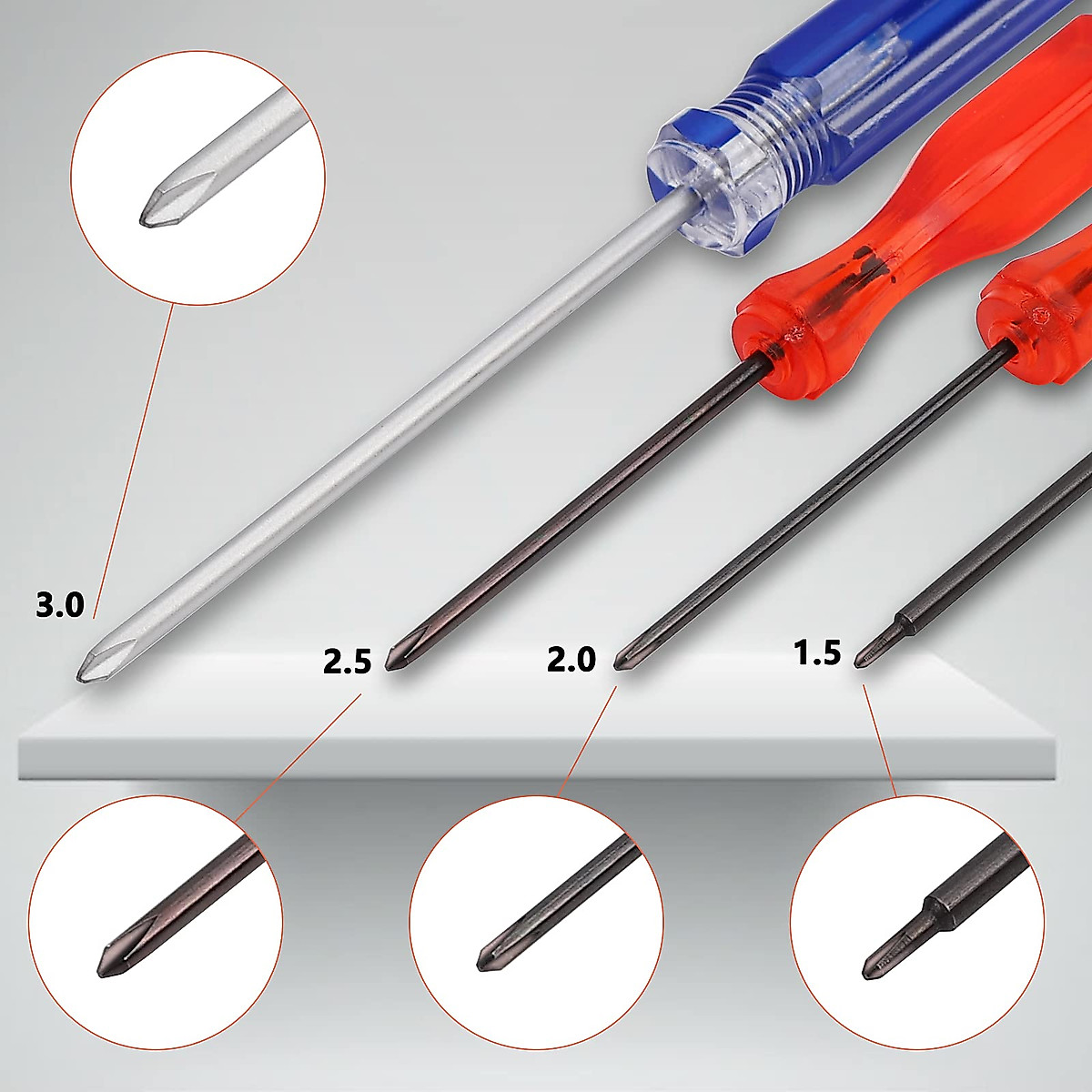 Video Game Repair Kit, Triwing (Y) 1.5 2.5 3.0 and Phillips PH00 Screwdriver Set, Repair Tool Kit for Nintendo Products for Switch, Wii, DS, DS Lite, DS XL, 3DS, GBA SP NDS