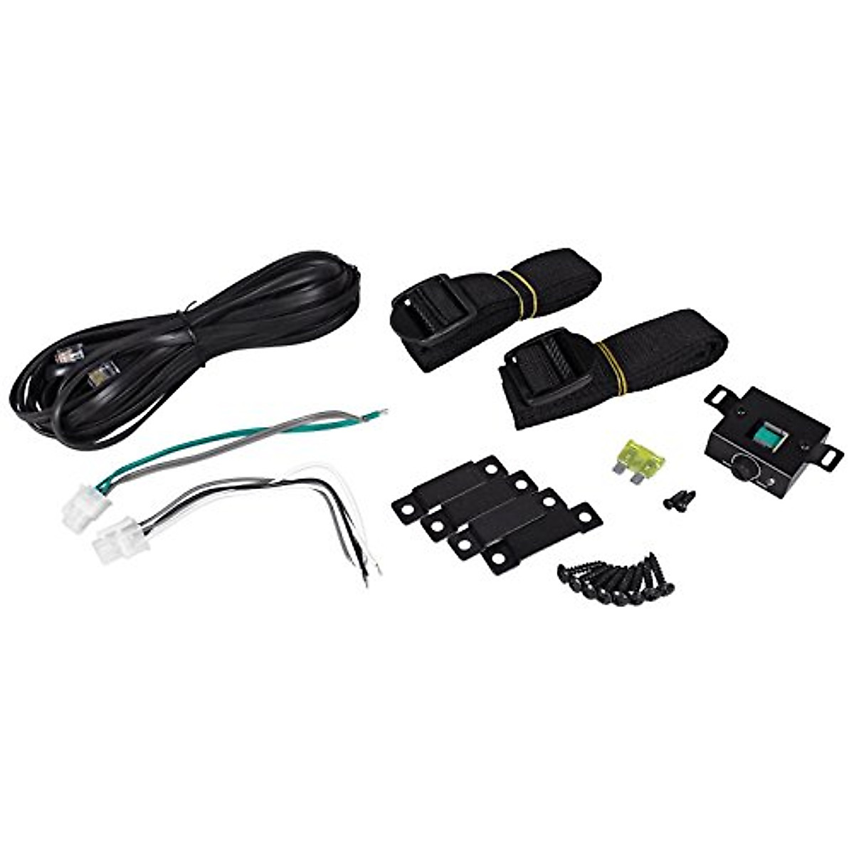 Rockville RTB10A 10" 500w Powered Subwoofer Bass Tube+Bass Remote + Amp Kit