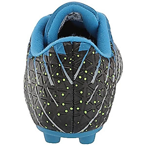 Vizari Bolt FG Soccer Shoes | Firm Ground Cleats for Outdoor Surfaces and Fields | Lightweight and Easy to wear Youth Outdoor Soccer Cleats | Blue/Black/Silver | 9.5 Toddler