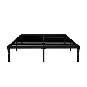COMASACH 14 Inch King Size Bed Frame Supports up to 3500lbs, No Box Spring Needed, Platform with Heavy Sturdy Metal Steel, Easy Assembly, Under Bed Storage, Noise-Free, Non-Slip