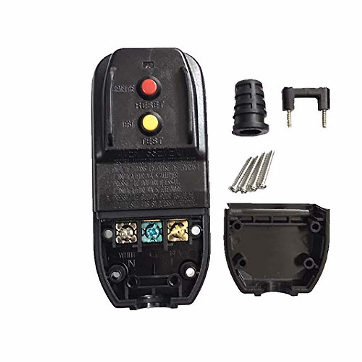 ShockGuard GFCI Replacement Plug Assembly 3-Prongs for Pressure Washer, Inflatable Pool Pump, Above Ground Plug-n-Play hot tub