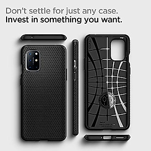 Spigen Liquid Air Armor Designed for Oneplus 8T Case (2020) - Matte Black