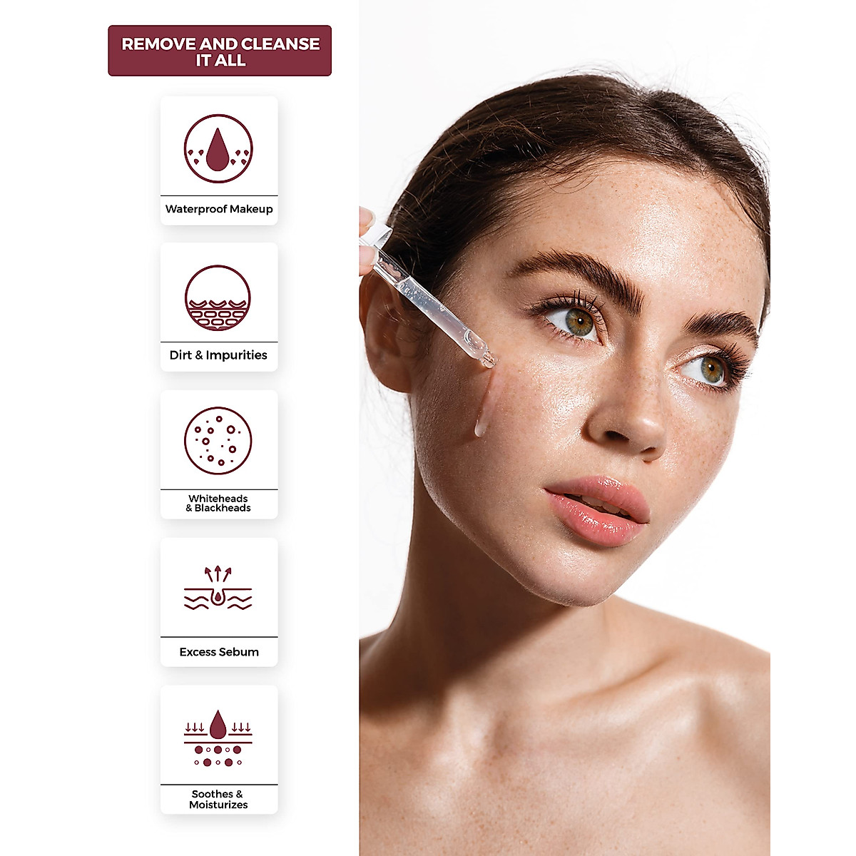 CENTELLIAN 24 Deep Cleansing Oil with Centella Asiatica, TECA, and Salicylic Acid - Korean Skin Care Hypoallergenic Face Wash, Gentle Eye Makeup Remover & Blackhead Remover (6.76 fl oz)