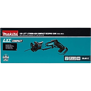 Makita XRJ01Z-R 18V Cordless LXT Lithium-Ion Compact Recipro Saw (Tool Only) (Renewed)