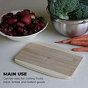 Brite Concepts Mini Bamboo Cutting Board, 6 by 9 Inches (Pack of 1)