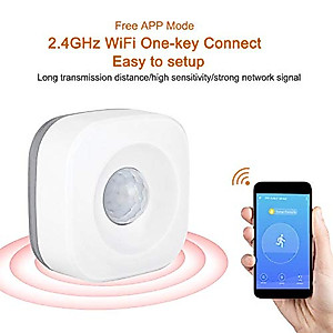 Sonew Pir Motion Sensor,Infrared Motion Detector with All-Round, Blindspot- Coverage for Indoor or Outdoor Use