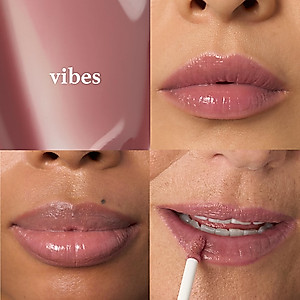 Julep So Plush Hydrating Lip Gloss - Vibes - High-Shine Hydrating Lightweight Lip Color - Non-Sticky Formula - Vitamin E Soothes and Repairs Lips