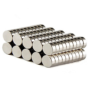 100 Pieces 7x2mm Tiny Small Multi-use Refrigerator Magnets for Refrigerator Science Crafts Projects