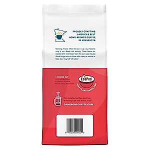 Cameron's Coffee Roasted Ground Coffee Bag, Flavored, Decaf Highlander Grog, 10 Ounce