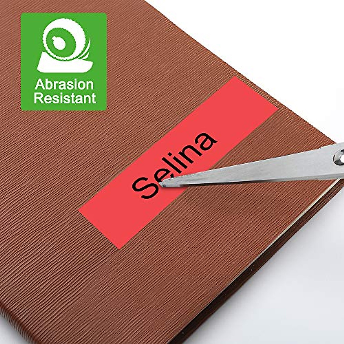 Labelife Compatible Label Tape Replacement for Brother P Touch TZe Label Tape 18mm 0.7 Inch Laminated (Black on Orange/Red/Blue/Yellow/Green) for P Touch D400 D600 1880 Label Maker, 3/4 inch, 5-Pack